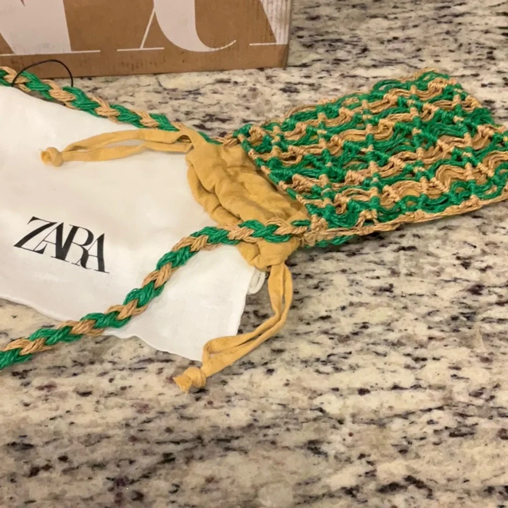 Zara | Bags | Zara Woven Cellphone Case | Poshmark